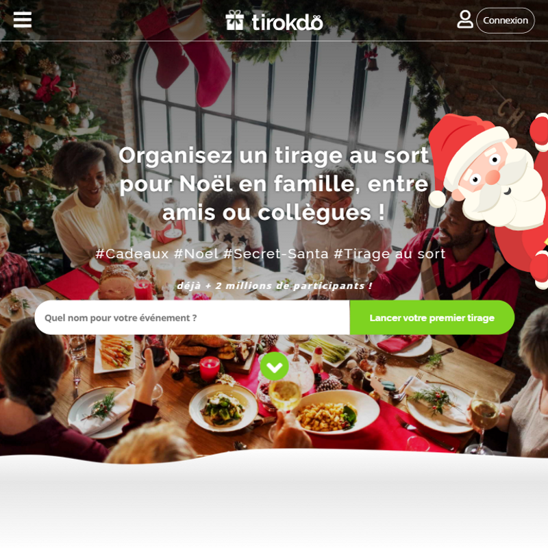 Comienza un sorteo / Organiza tu Santa secreto - Amigo Secreto